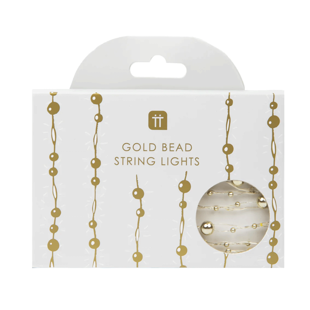 Buy Christmas Gold String Lights Online at Bonkers UK